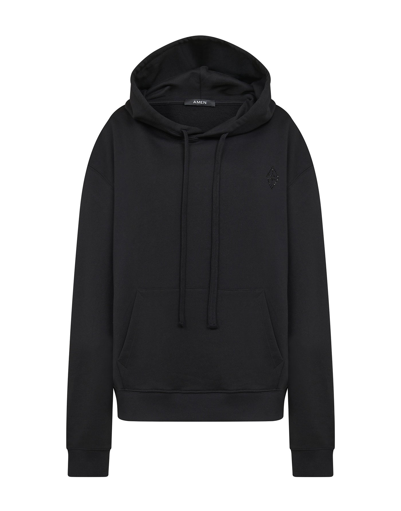 HOODIE WITH HOTFIX LOGO - AmenStyle